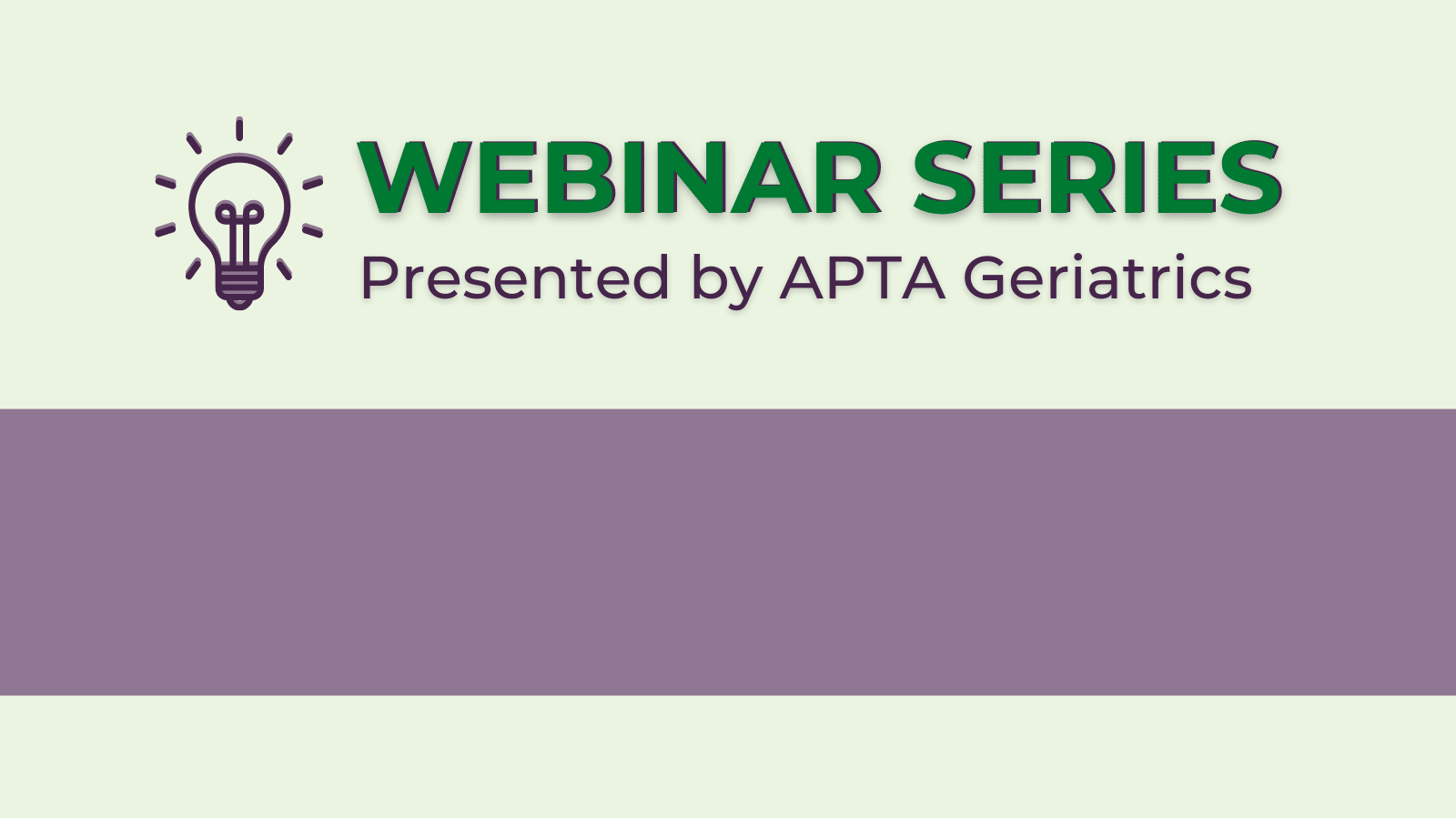 APTA Geriatrics – aptageriatrics.org